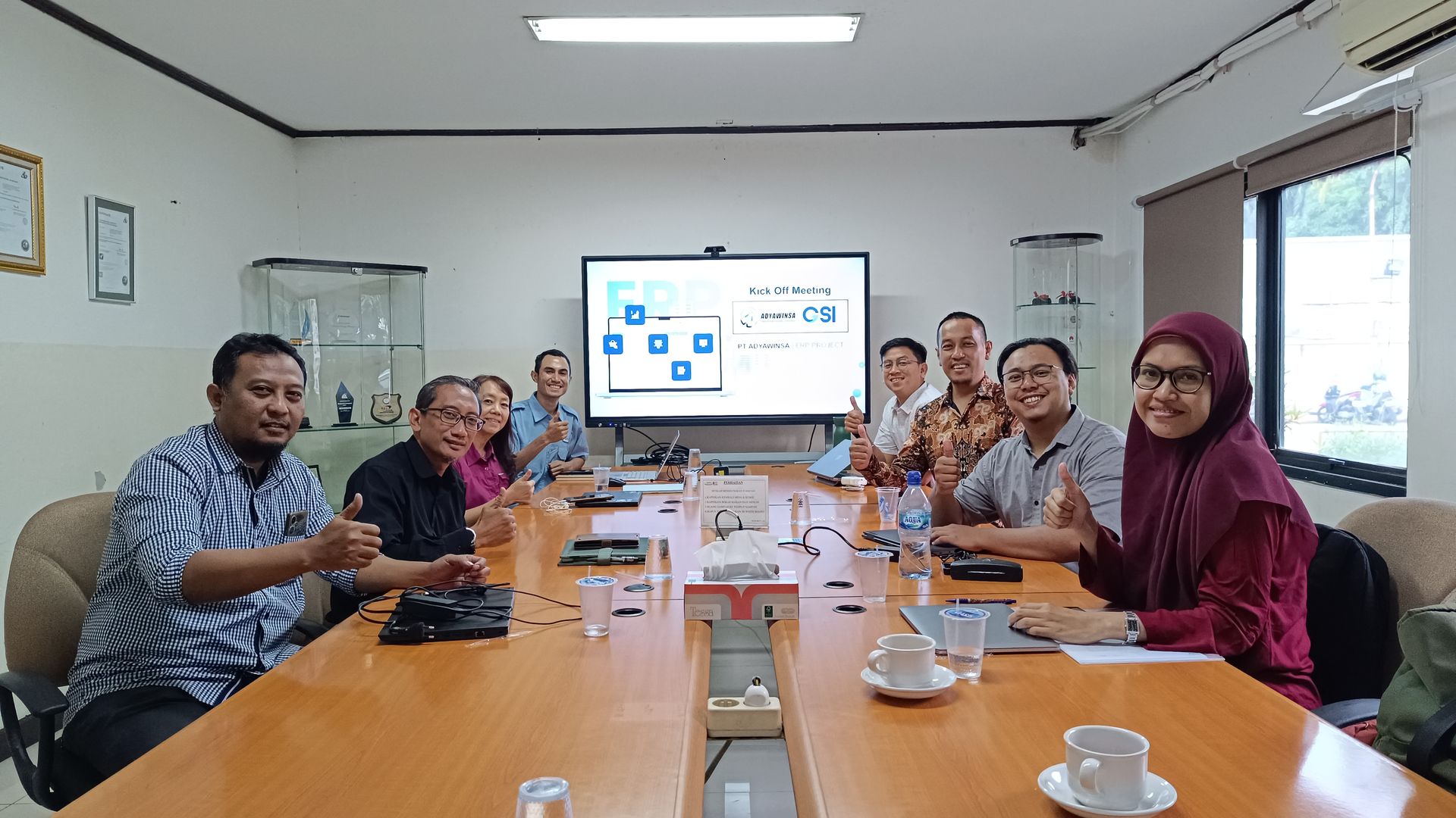 Kick Off PT Adyawinsa Telecommunication & Electrical bersama Garudea ...